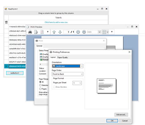 Radgridview Print Settings Are Not Applied If You Click Directly The Print Button Instead Of