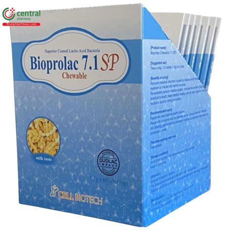 Thuốc Bioprolac Chewable 7 1 Sp Giúp Cân Bằng Hệ Vi Sinh đường Ruột