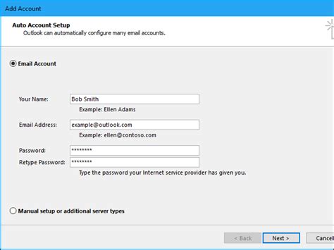 How To Add Your Outlook Com Email Address To Microsoft Outlook