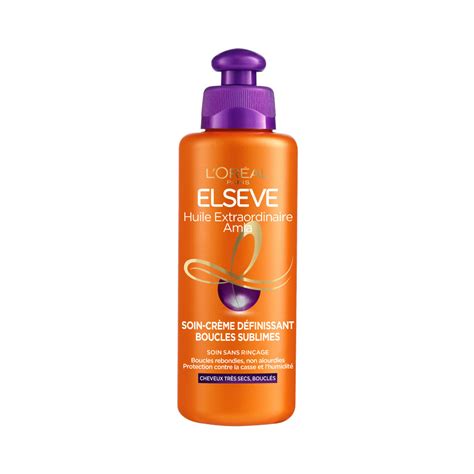 Elseve Curl Nutrition Soin Sans Rinçage Enrichi à Lhuile Extra Riche Damla Pour Cheveux Très