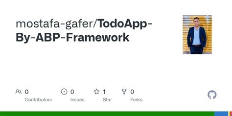 Github Mostafa Gafertodoapp By Abp Framework