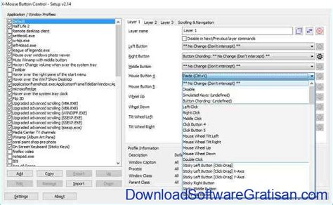 Aplikasi Pengaturan Mouse PC Gratis X Mouse Button Control