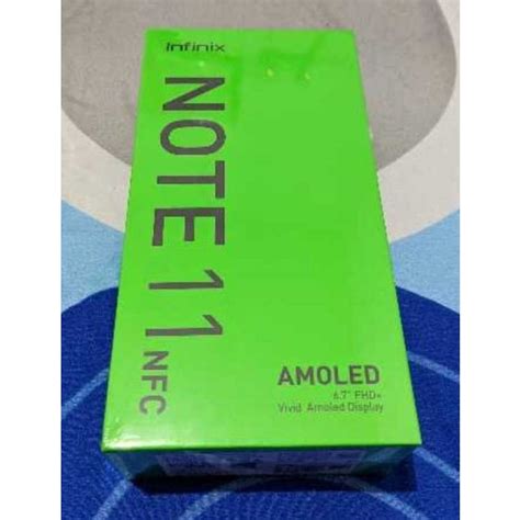 Jual Infinix Note Nfc Amoled Fhd Gb Gb Mah Baru Segel Bergaransi Resmi