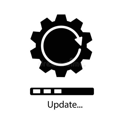 Loading Process Update System Icon Concept Of Upgrade Application Progress Icon For Graphic