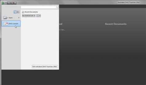 Use The DWG Convert To Save DWG Files To An Earlier Version In IntelliCAD