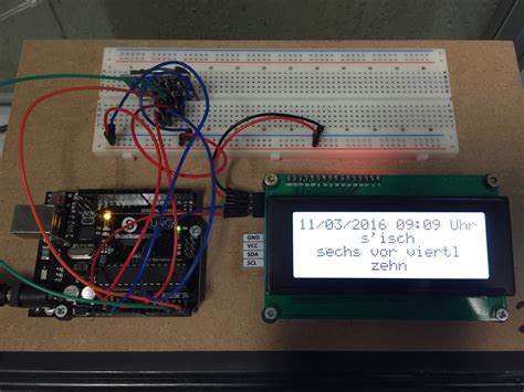 Die Schwäbische Uhr Ein Diy Arduino Übersetzer Arduino Im