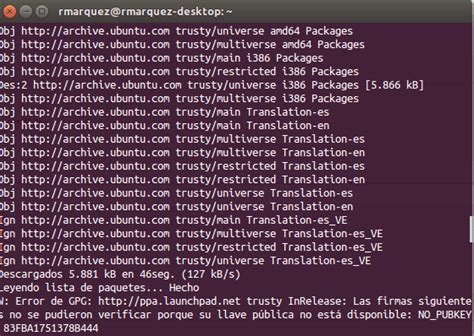 GPG error llave pública no disponible Debian Ubuntu