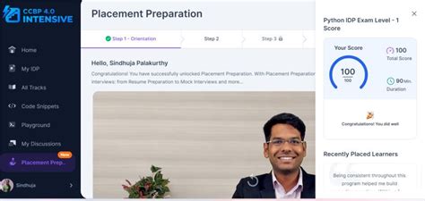 Sindhuja Palakurthy On Linkedin Idp Python Python Nxtwave Successfully