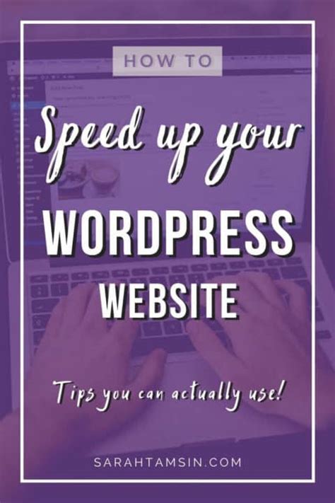 WordPress Speed Tips You Can Actually Use Sarah Tamsin