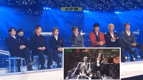 ری اکشن بی تی اس به آیدول ها نماشا