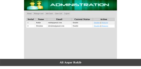 Github Ali Azgar Rakibonline Exam System With Php Oop Jquery Ajax