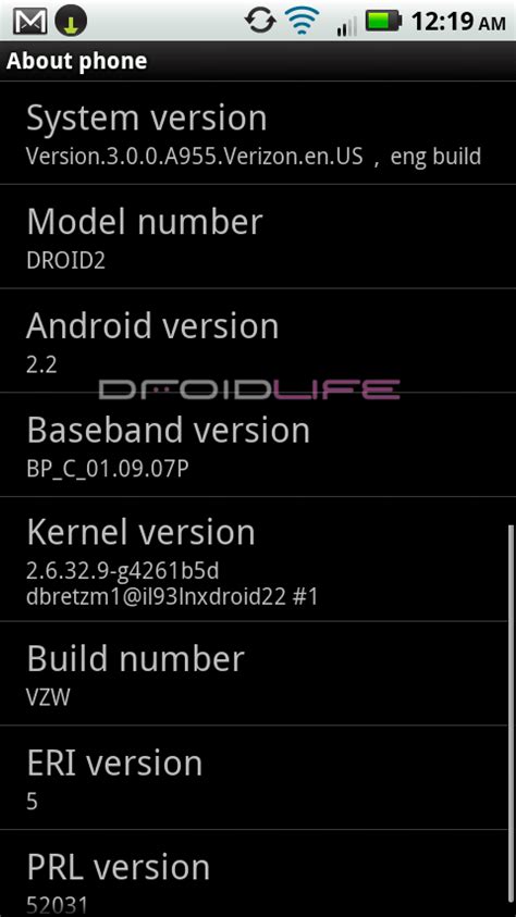 DROID 2 Update To 3 0 0 Will Include Profiles New Launcher Style