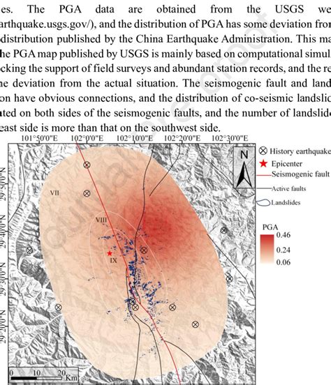 Co Seismic Landslides Distribution Map Download Scientific Diagram