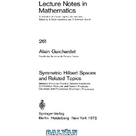 خرید و قیمت دانلود کتاب Symmetric Hilbert Spaces And Related Topics