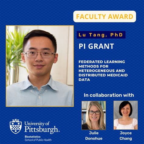 Congratulations Dr Lu Tang Has Been Awarded His First Pi Grant An
