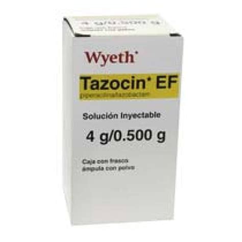 Tazocin Ef Wyeth 4 G 0 500 G Solución Inyectable Walmart En Línea