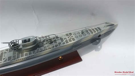 German U Boat Submarine Warship Model Wooden Model Boat