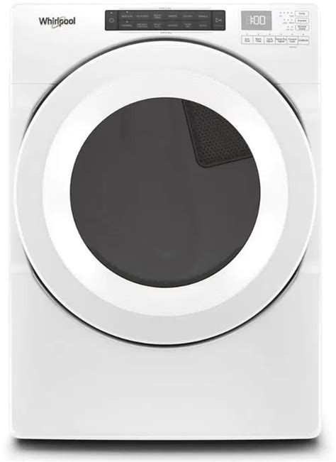 Whirlpool Wgd5620hw 7 4 Cu Ft Front Load Gas Dryer User Manual