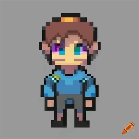 Pixel Art Of A Male Character On Craiyon