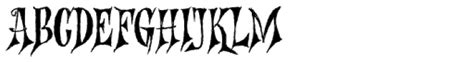 Nefarious Regular Font Blackletter Gothic What Font Is