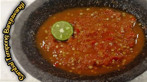 Resep Sambal Tempong Khas Banyuwangi Sambal Terasi Mentah Youtube