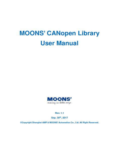 Moons Canopen Library User Manual Pdf Pointer Computer Programming Integer Computer