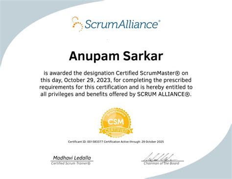 Anupam Sarkar On Linkedin Certifiedscrummaster Agile