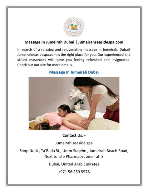 Ppt Massage In Jumeirah Dubai Powerpoint