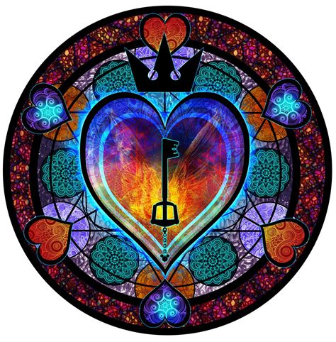Kingdom Hearts Stained Glass Template Kingdom Hearts® Soras Dive