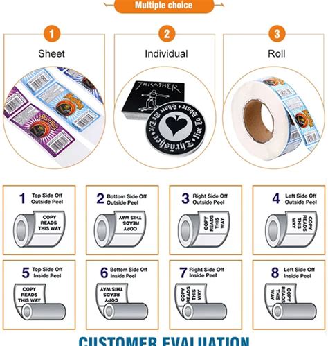 개인 인쇄 투명 바코드 라벨 Qr 태그 스티커