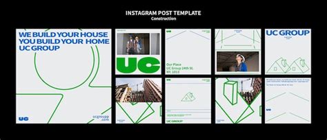 Free Psd Construction Project Instagram Posts