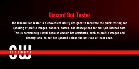 github thatsinewave discord bot tester this is a simple python