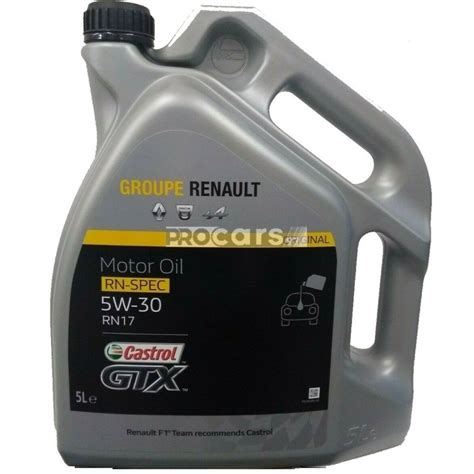 Ulei motor Renault - Castrol GTX RN17 5W30 5L