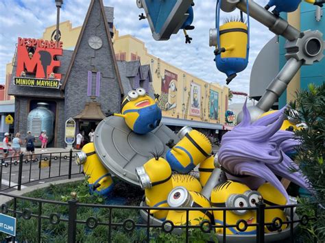 Photos More Minions Revealed As Construction Walls Come Down Around Minion Land Sign At