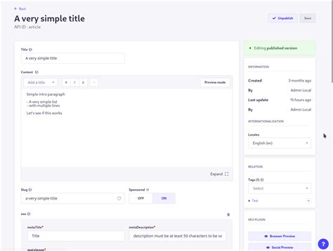 Translate Strapi Market