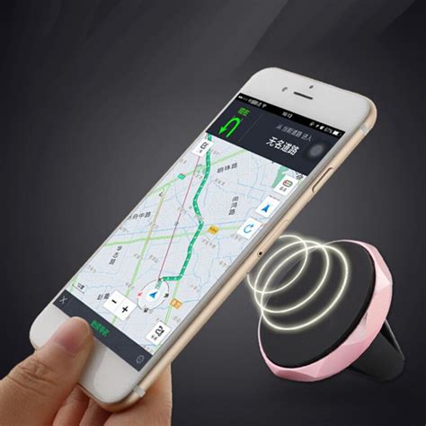 새로운 자동차 전화 홀더 자석 에어 벤트 마운트 휴대 스마트 폰 스탠드 자석 지원 휴대 휴대폰 전화 책상 자동차 Gps유니버설 차 지지대 Aliexpress