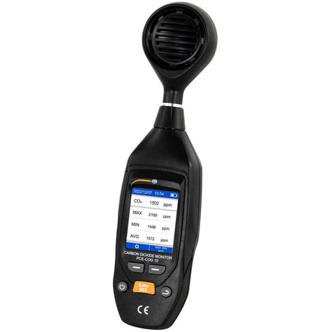 Pce Instruments Pce Cog 10 Co2 Detector 0 9999 Ppm Usb 5000 Data Log