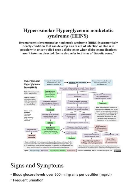 Hyperosmolar Hyperglycemic Nonketotic Syndrome Hhns Download Free Pdf Intravenous Therapy