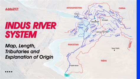 Indus River System Map Length Tributaries And Explanation Of Origin