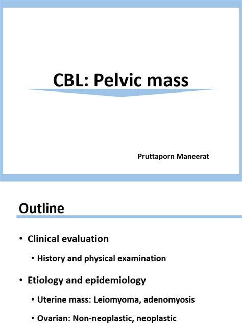 Pelvic Mass Pdf