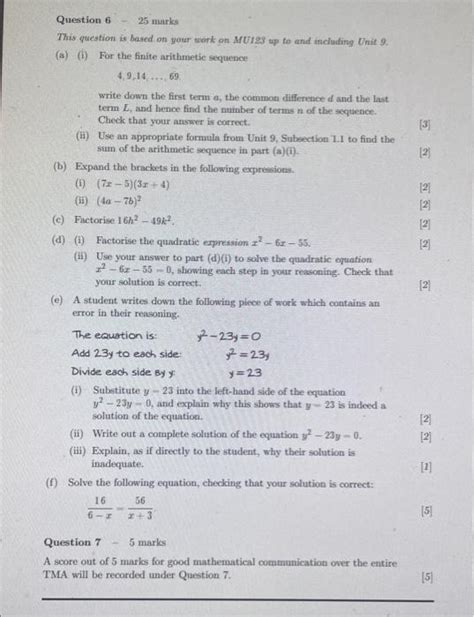 Solved Question Marks This Question Is Based On Your Chegg Com