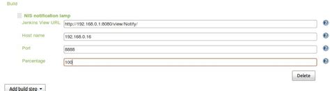 nis notification lamp jenkins plugin