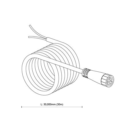 Connector Series 30m Field Cable Gardens At Night