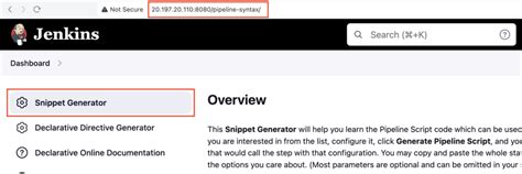 Generate The Code For Jenkinsfile Using Declarative Directive Generator Devopspilot