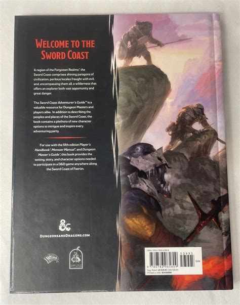 Dnd Sword Coast Adventurers Guide 5th Edition Dungeons And Dragons Hc