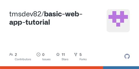 Github Tmsdev82basic Web App Tutorial