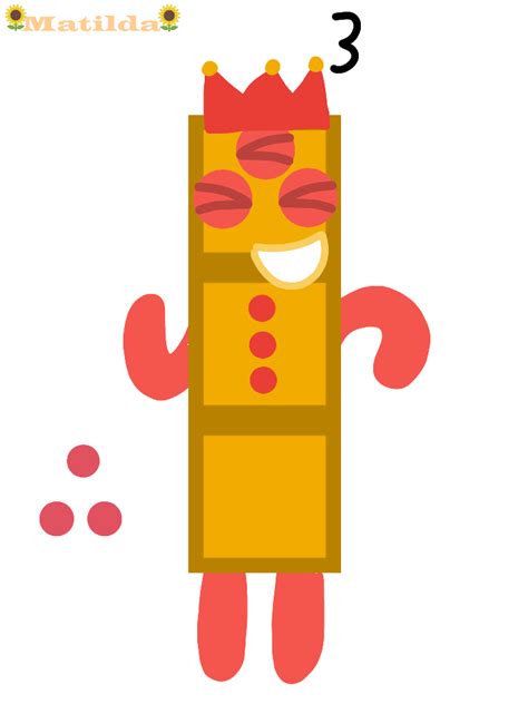 Endless Number 3 As A Numberblock By Matildasquirrel On Deviantart