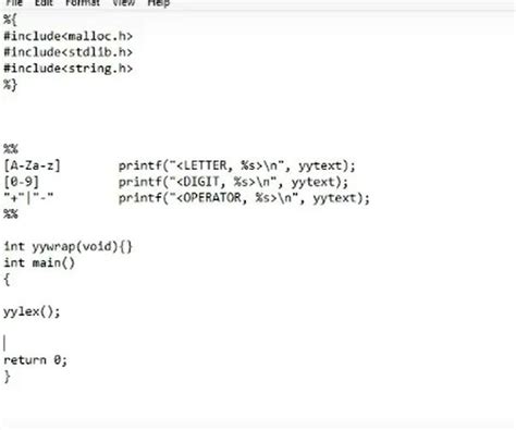 solved subject compiler design instruction using c