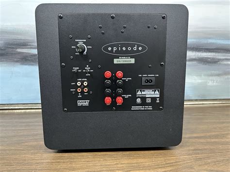 Episode Es Sub 8 110 8in Powered Subwoofer Works Great Ebay