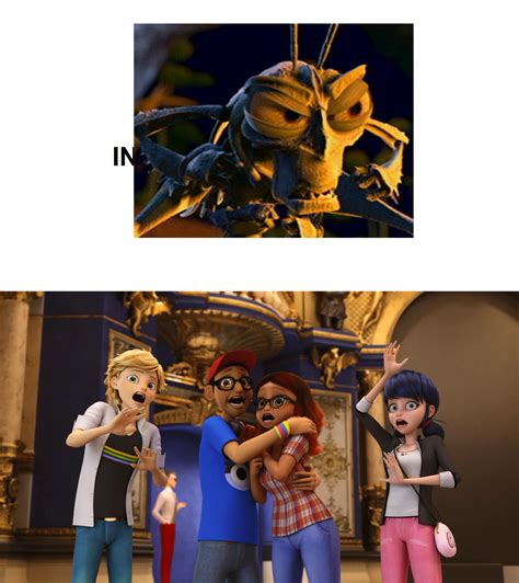 Marinette Adrien Alya And Nino Scared Thumper By Scottyiam On Deviantart